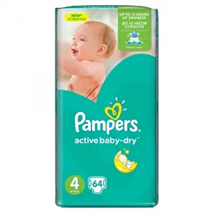 PAMPERS PELENE BR.4 7-14KG A64 P&G