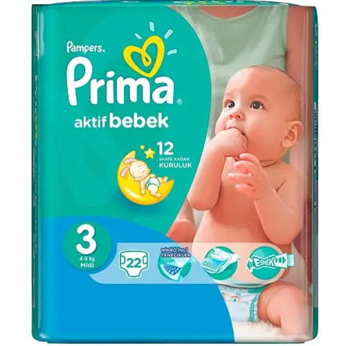 PAMPERS PELENE BR.3 4-9KG A22 P&G