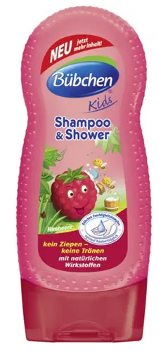 Bubchen dečiji šampon za kosu i tuširanje malina 230 ml (67424)