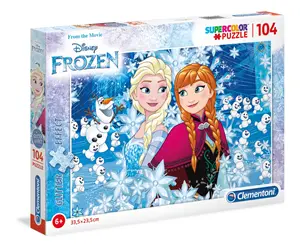 Clementoni puzzle 104 GLITTER FROZEN - 2019 (20153)