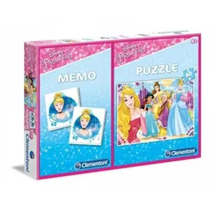 Clementoni Set puzzli i igra memorije Princess (07715)