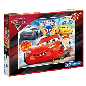 Clementoni Puzzle 100 pcs Cars (07257)