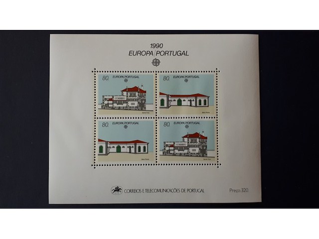 Europa CEPT - Portugal 1990. ** Čisto