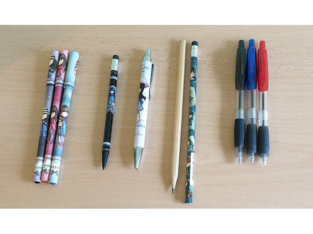SANTORO Gorijuss set od 10 olovki NOVO + 2 na poklon