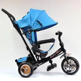Tricikl Playtime sa podesivim nagibom naslona model 411 plavi