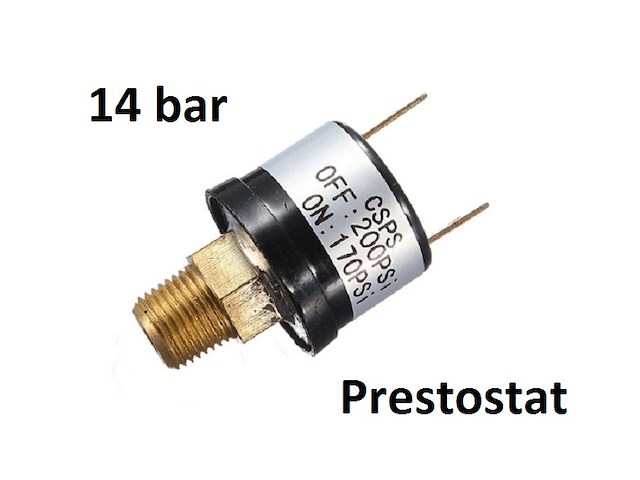 Prestostat - Prekidac na pritisak - 200 Psi (13,8 bara)