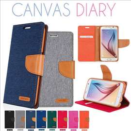 Futrole za note 3 Mercury canvas pink