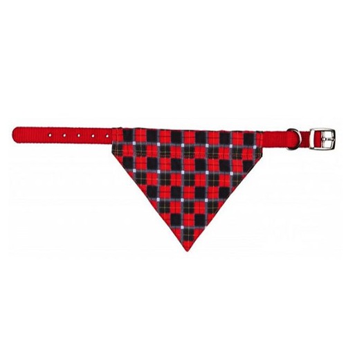 Ogrlica za psa sa maramom crvena 25-31 cm