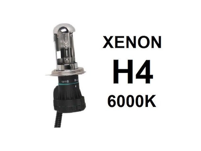 H4 XENON sijalica - 6000K - 35W - Bixenon - 1 kom