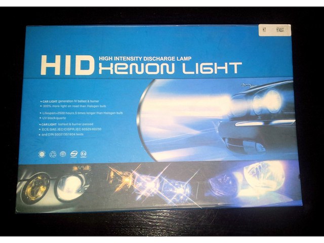 HID Xenon light H-7,high intensity discharge lamp, novo