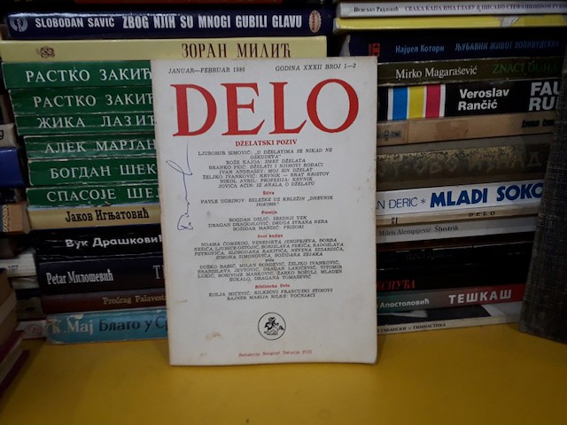 DELO - casopis - januar, februar 1986