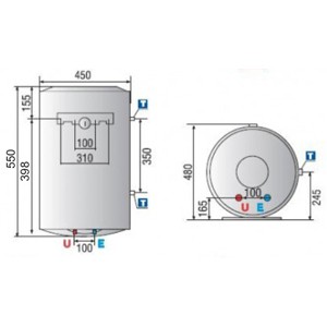 Ariston bojler PRO1 R 50L