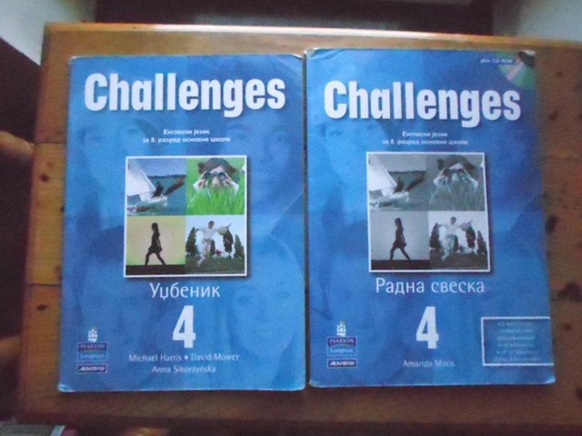 MICHAEL HARRIS-CHALLENGES 4 ENGL.JEZ. UDŽB+RAD.SVE.ZA 8