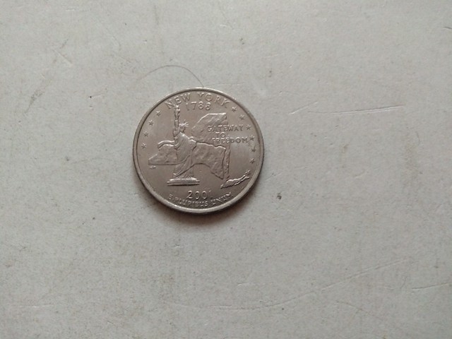 Quarter dollar USA  New York