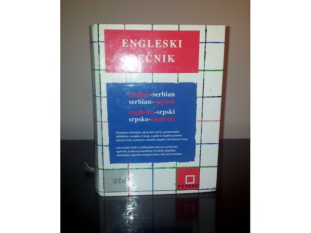 Rečnik englesko-srpski&;srpsko-engles.,Knežević&;Džaković