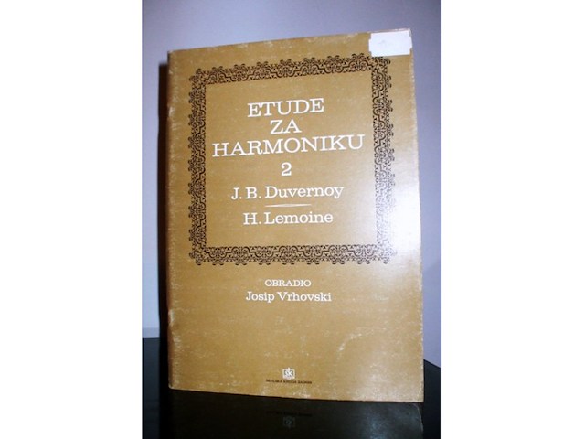 Etude za harmoniku 2, J. B. Duvernoy &; H. Lemoine