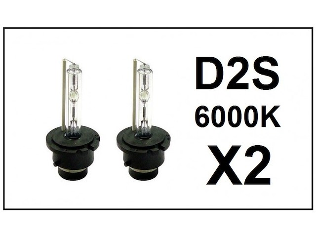 D2S XENON sijalica - 6000K - 35W - 2 kom