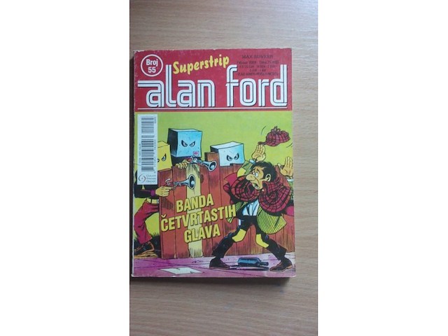 Alan Ford 55 Banda četvrtastih glava