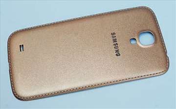Poklopac Samsung S4 kožni zlatni