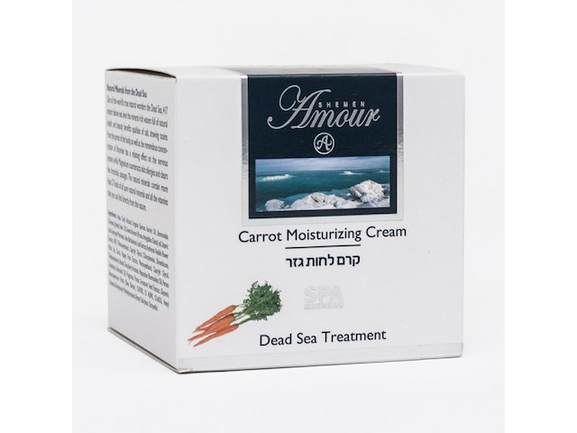 Hidratantna krema sa šargarepom - kozmetika Mrtvog mora