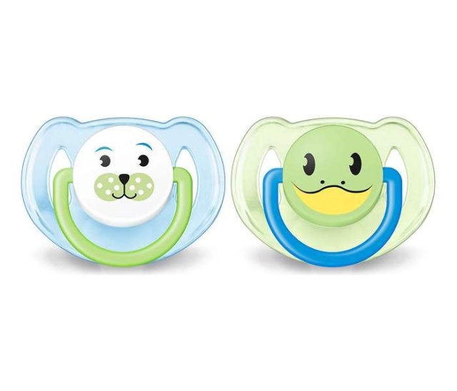 Avent varalica orthodontic 2/1 životinje 6-18m (kornjača i kuca) ( SCF182/14 )