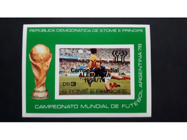 Sport fudbal SP ARG - Sao Tome 1979. ** Čisto Bl/3