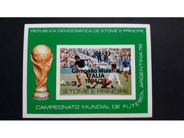 Sport fudbal SP ARG - Sao Tome 1979. ** Čisto Bl/2