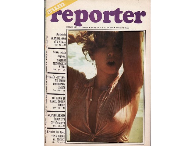REPORTER br.585  1977. Godina