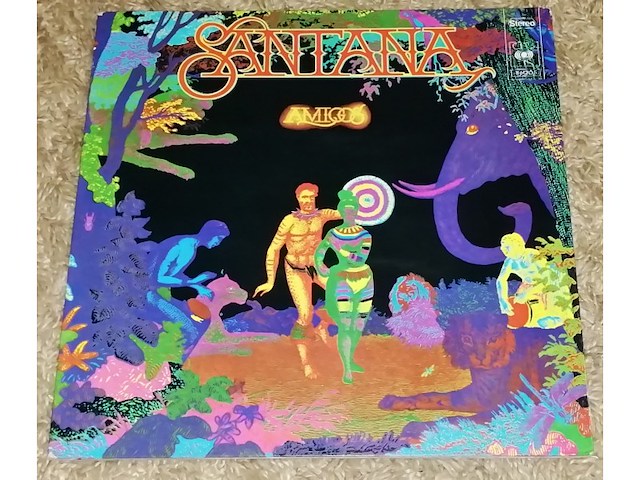 Santana ‎– Amigos (LP), GREECE PRESS