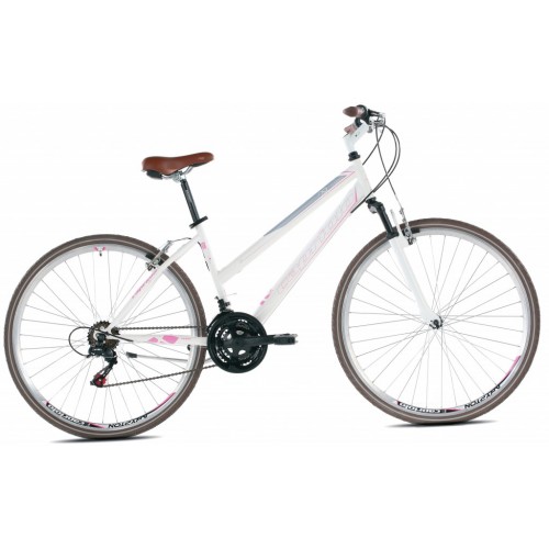 City Bike Sunrise Lady 28 Bela i Pink 19