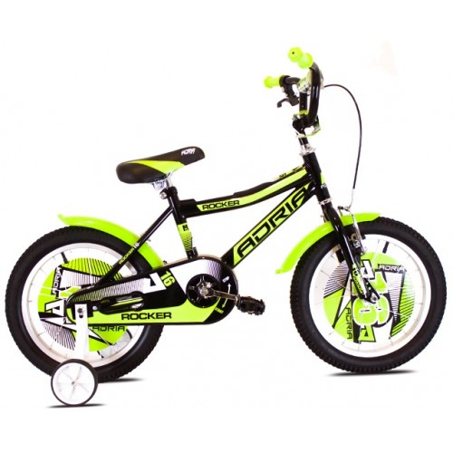 Dečiji Bicikl Rocker 16'' Crna i Zelena
