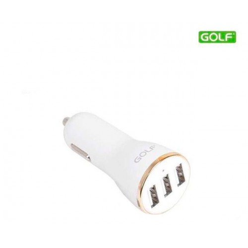 Auto punjač 3USB 3.4A GOLF GF-07G