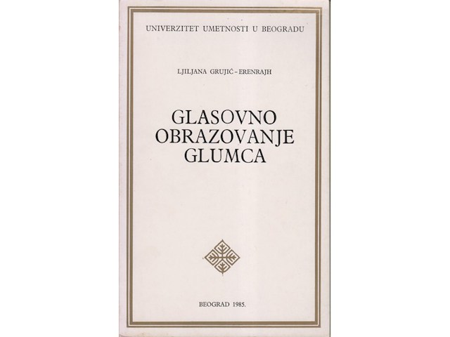 GLASOVNO OBRAZOVANJE GLUMCA / odlično !!!!!!!!!