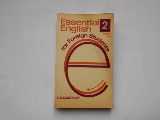 Essential english 2 ,for foreign students,`longman`,