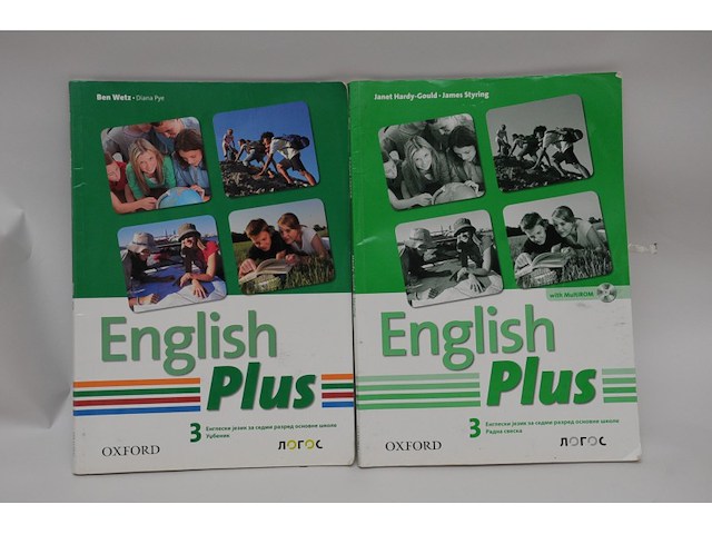 English Plus 3 udzbenik i r. sveska iz engleskog za 7 r