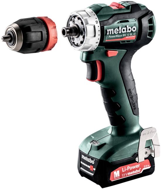 Akumulatorska bušilica - odvrtač Metabo PowerMaxx BS 12 BL Q (601039500)