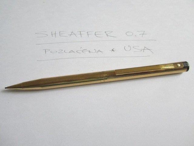 SHEAFFER - USA Gold E.Plated mehanička grafitna olovka