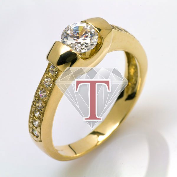 Autentični verenički prsten od žutog zlata