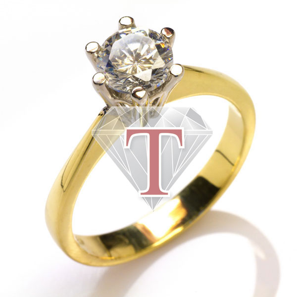 Čuveni klasični verenički prsten od žutog zlata