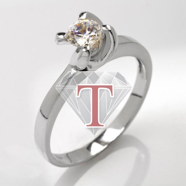 Graciozan - savršen verenički prsten od belog zlata