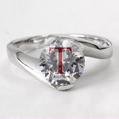 Kruna ljubavi - verenički prsten od belog zlata