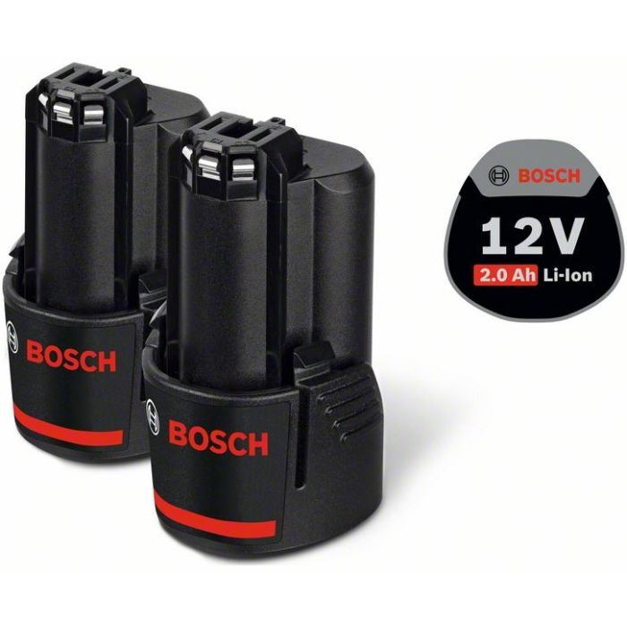 Bosch baterija 12V set 2 kom. 2,0Ah