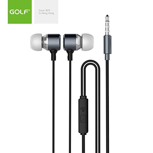 Slušalice + mirofon GOLF GF-M20 sive