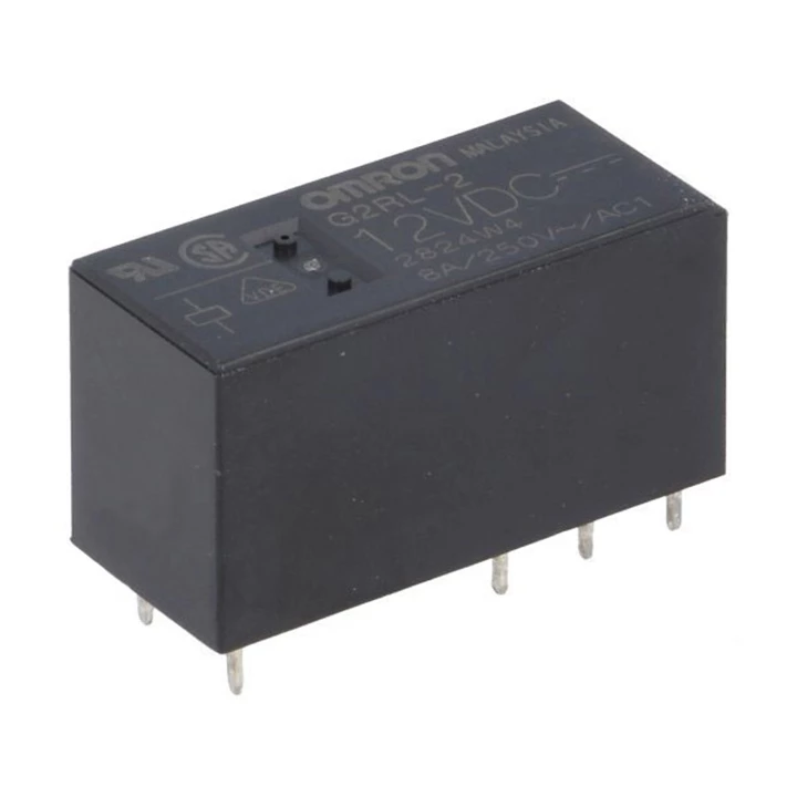 Relej G2RL2-12 (12V, 8A, 360R, 2xM+R)