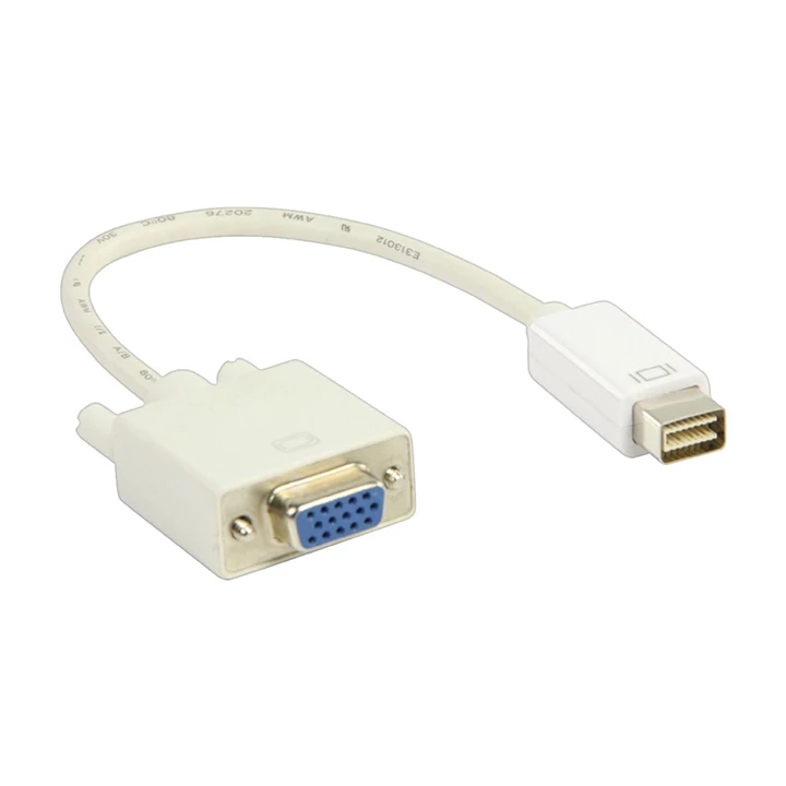 Kabl DVI mini M - VGA F, 0.2m