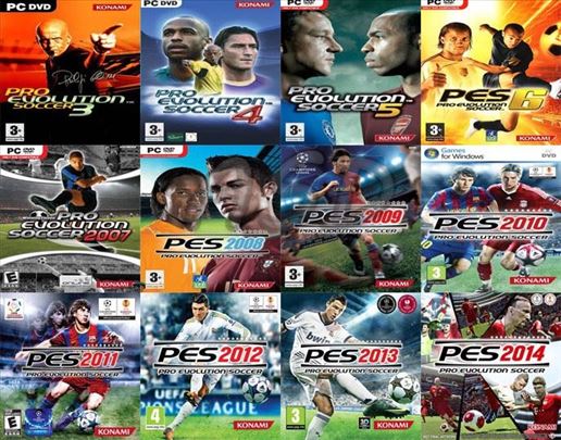 PES Pro Evolution Soccer kolekcija (čitaj opis)