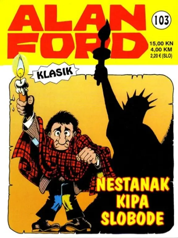 Strip agent ALAN FORD 103 KLASIK : NESTANAK KIPA SLOBODE