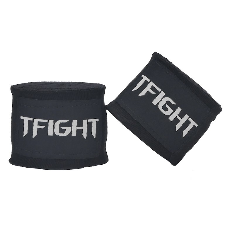 TFIGHT ELASTIC HAND WRAPS – ELASTIČNI BANDAŽERI CRNI 4,5m