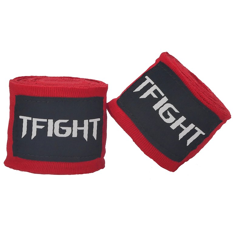 TFIGHT ELASTIC HAND WRAPS – ELASTIČNI BANDAŽERI CRVENI 4,5m