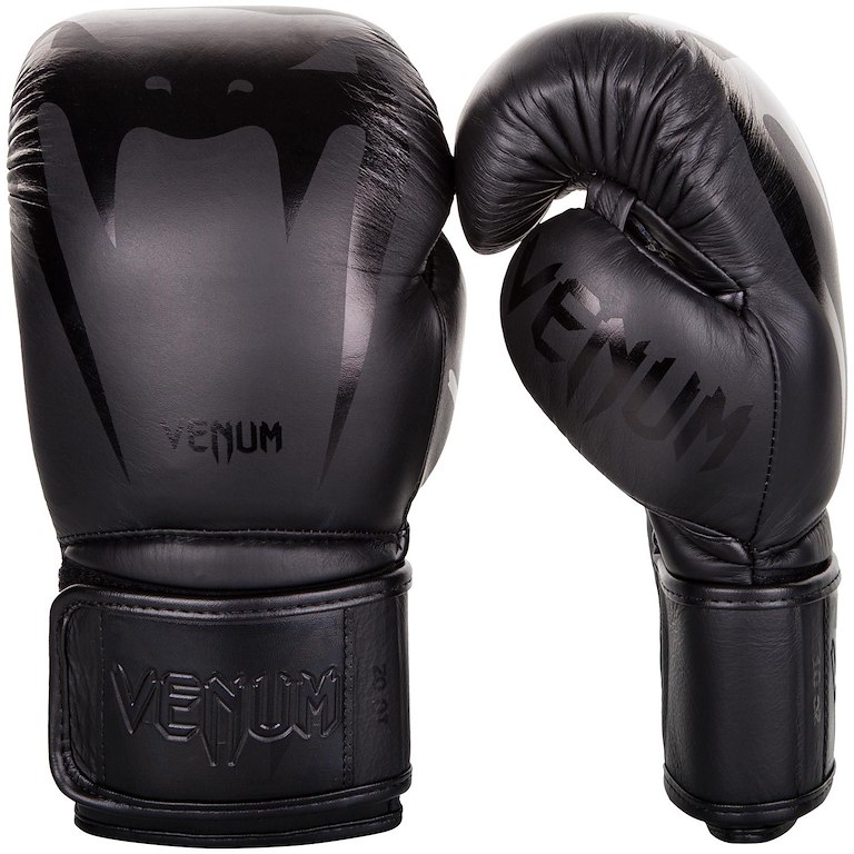 VENUM GIANT 3.0 – NAPPA LEATHER – BLACK/BLACK RUKAVICE ZA BOKS